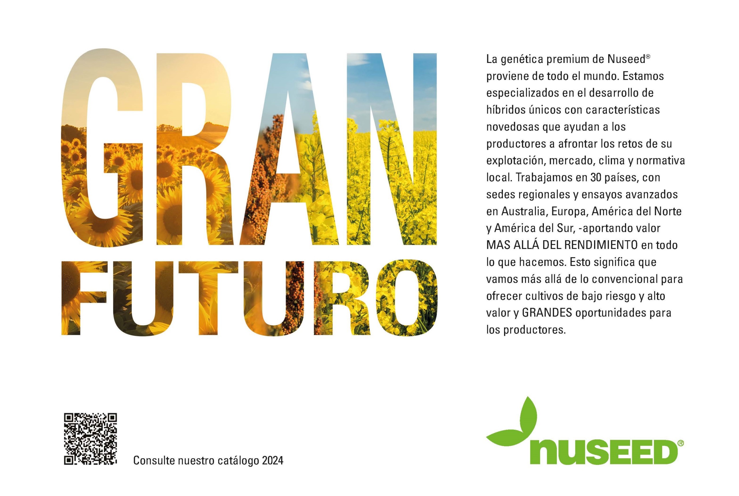 Nuseed, GRANDES oportunidades para los agricultores
